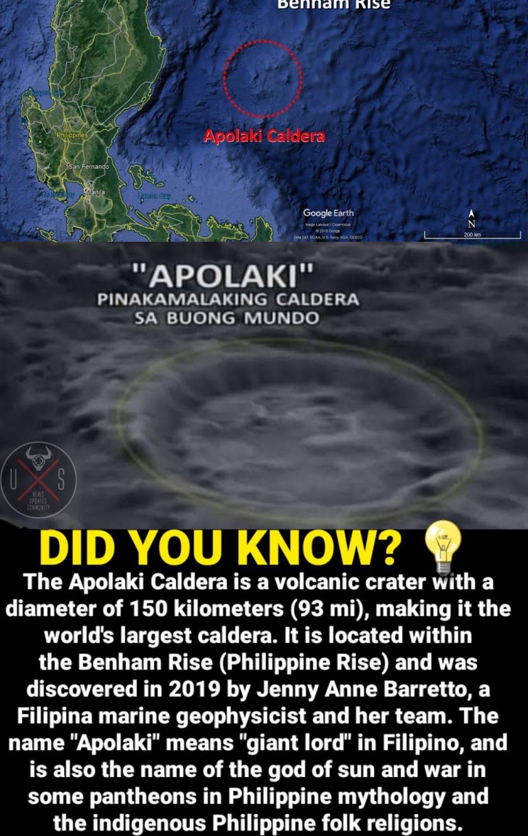 🌋 Apolaki Caldera: The Hidden Giant Beneath the Philippine Sea ...